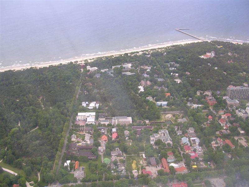 Palanga iš paukščio skrydžio - Miestai ir architektūra