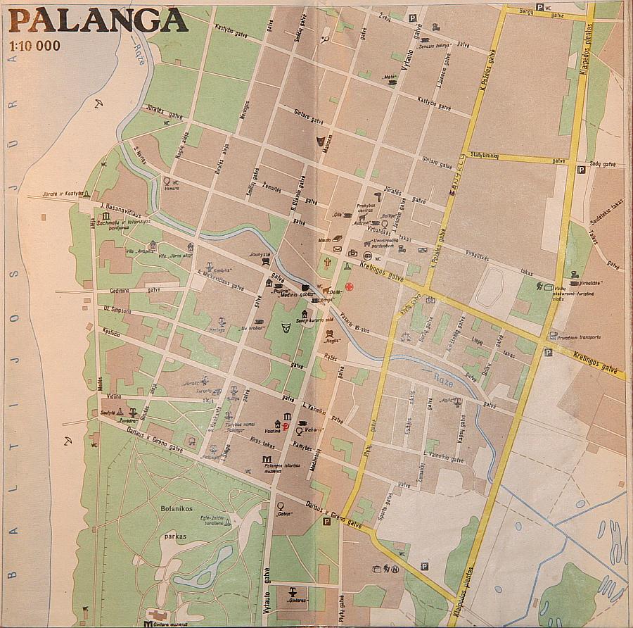 [KLP] Pajūrio planai ir žemėlapiai - Miestai ir architektūra