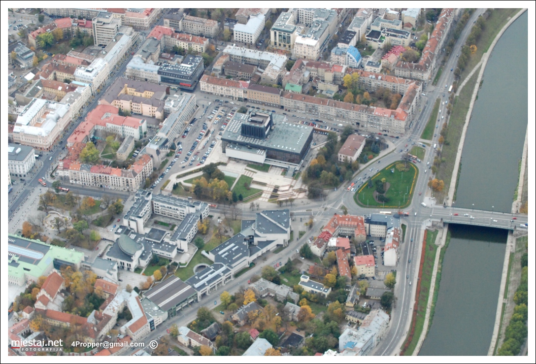 Vilnius iš paukščio skrydžio - Miestai ir architektūra