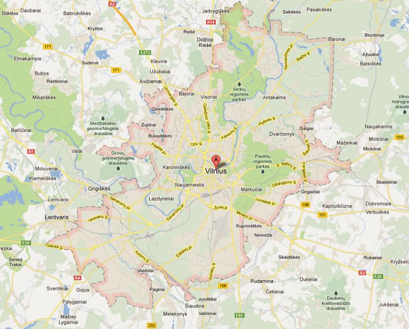 Didysis Vilnius (Vilnius Urban Area), Vilniaus ribos - Miestai ir ...
