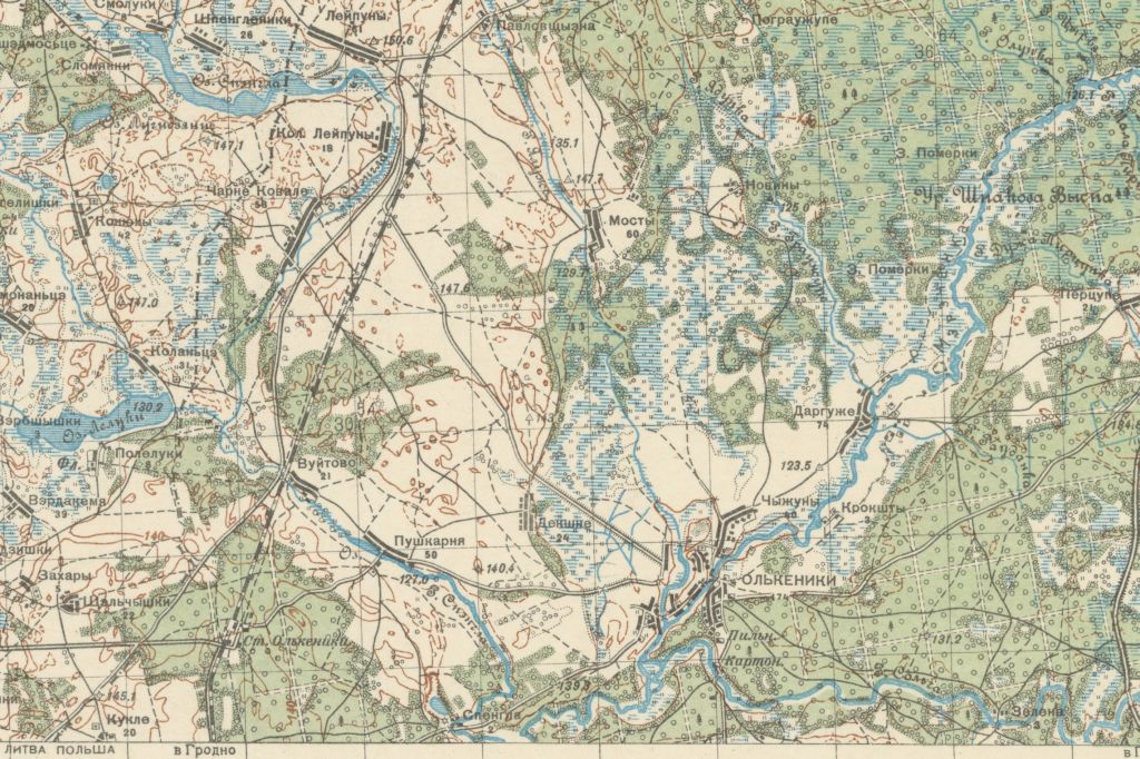 Valkininkai*, miestelis Varėnos r. - Miestai ir architektūra