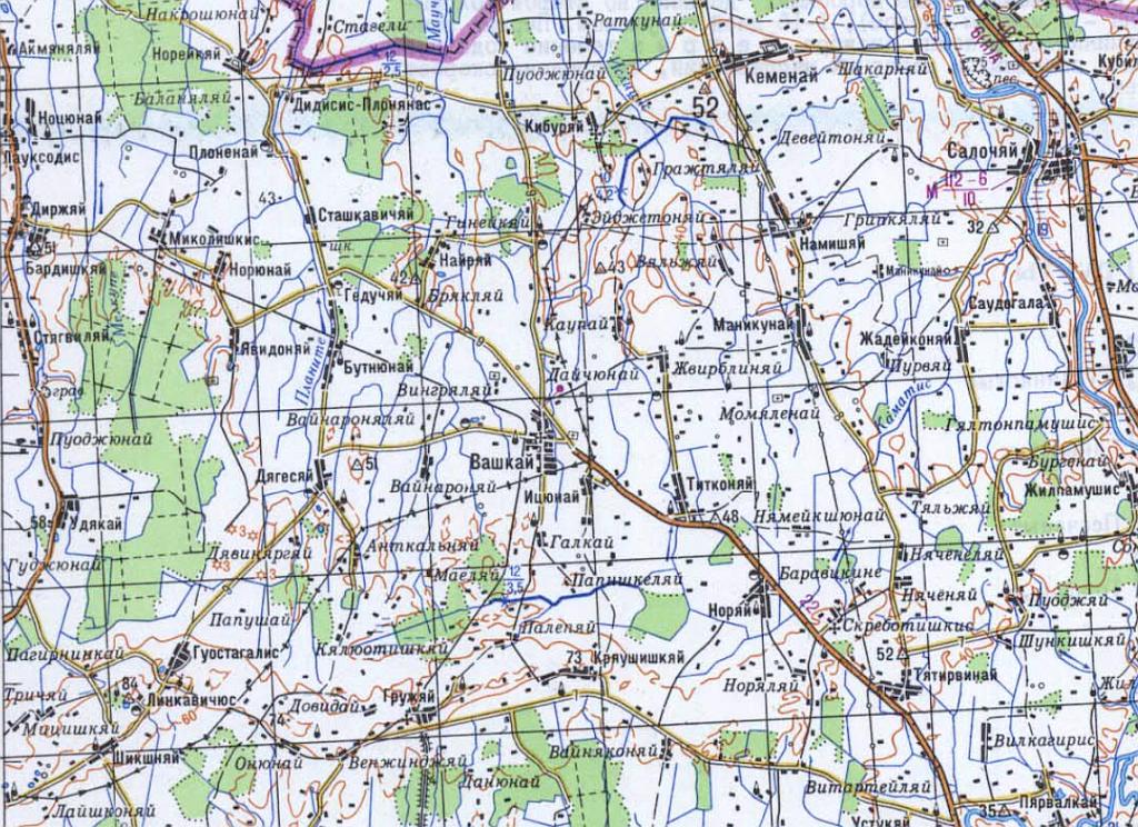 Vaškai*, miestelis Pasvalio r. - Miestai ir architektūra