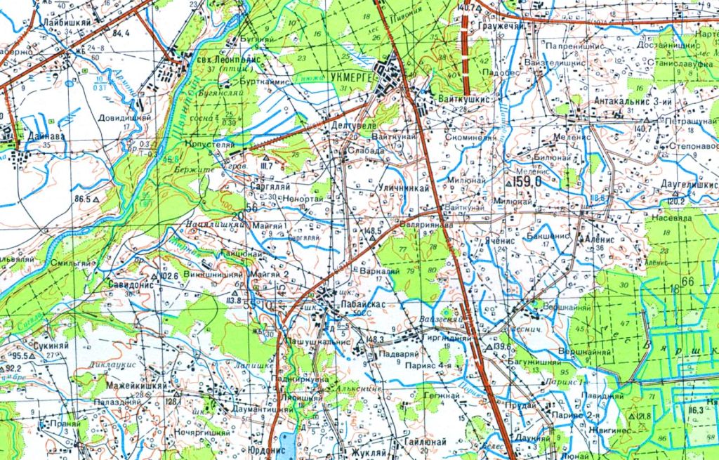 Pabaiskas*, miestelis Ukmergės r. - Miestai ir architektūra