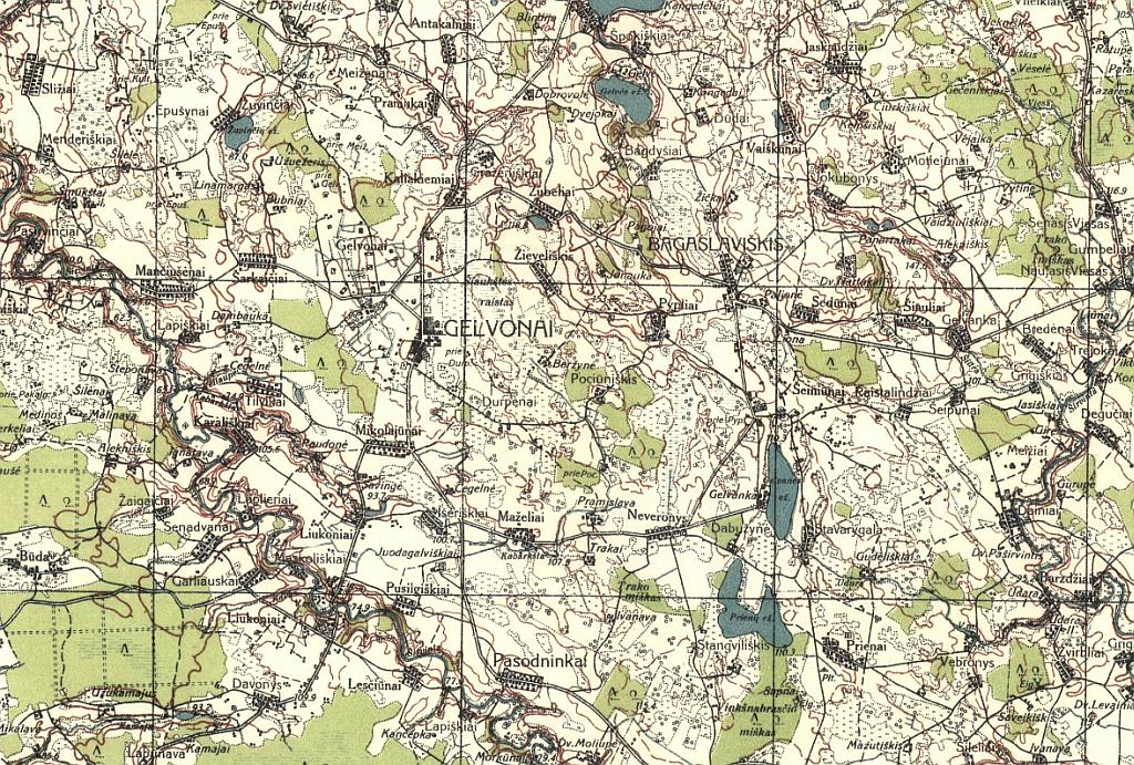 Gelvonai*, miestelis Širvintų r. - Miestai ir architektūra