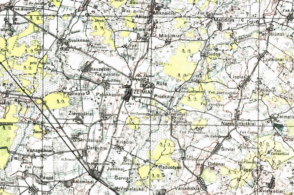 Žeimiai*, miestelis Jonavos r. - Miestai ir architektūra