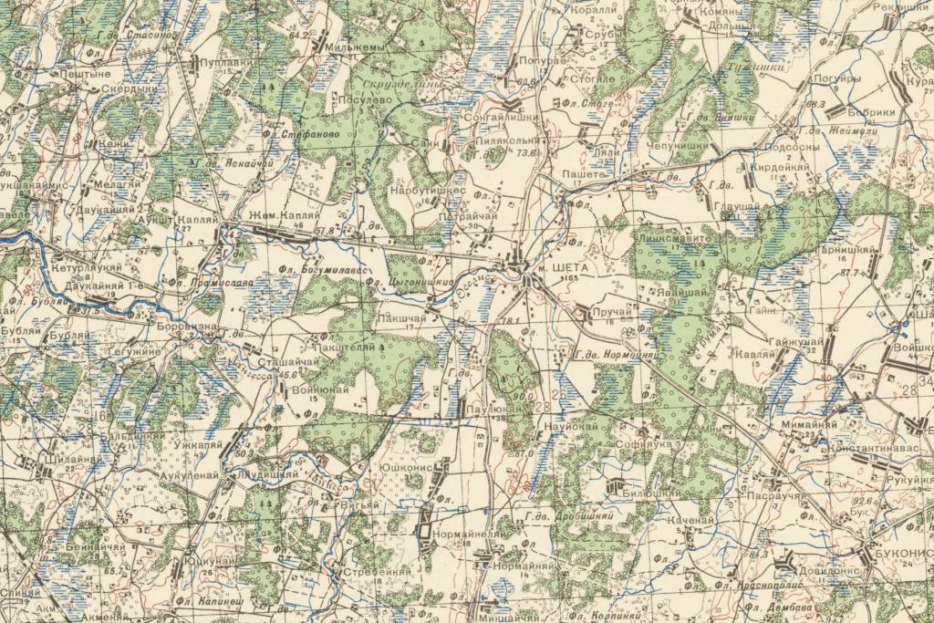 Šėta*, miestelis Kėdainių r. - Miestai ir architektūra