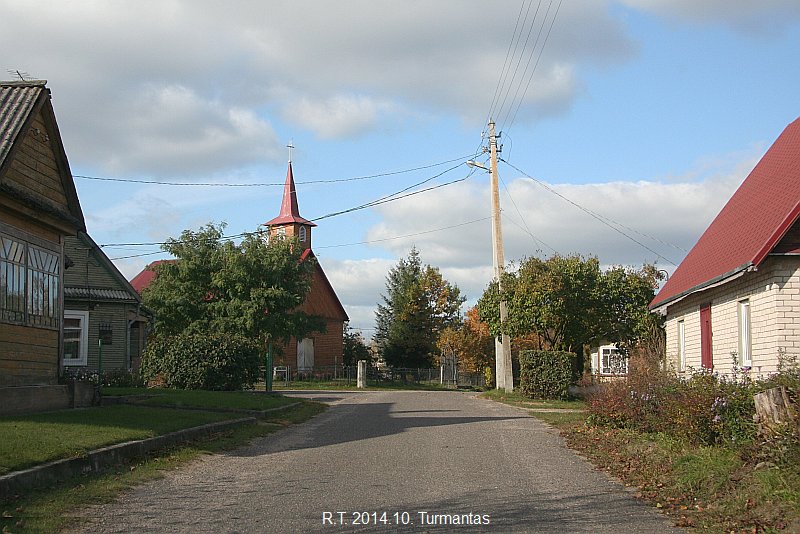 Turmantas, miestelis Zarasų r. - Miestai ir architektūra