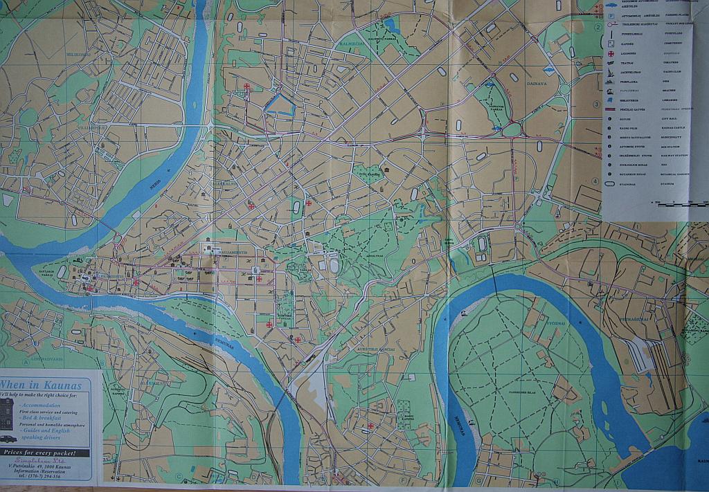 [KAU] Kauno planai ir žemėlapiai - Miestai ir architektūra