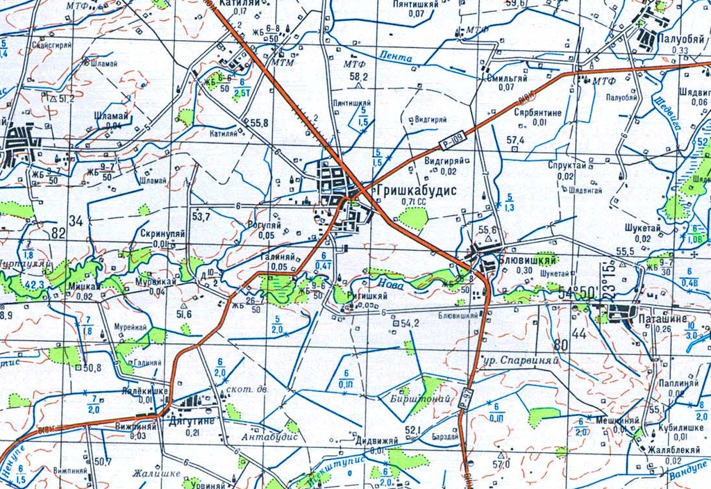 Griškabūdis*, miestelis Šakių r. - Miestai ir architektūra