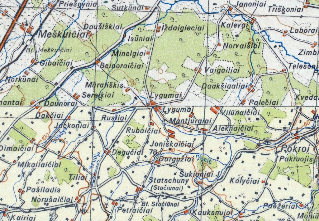 Lygumai*, miestelis Pakruojo r. - Miestai ir architektūra