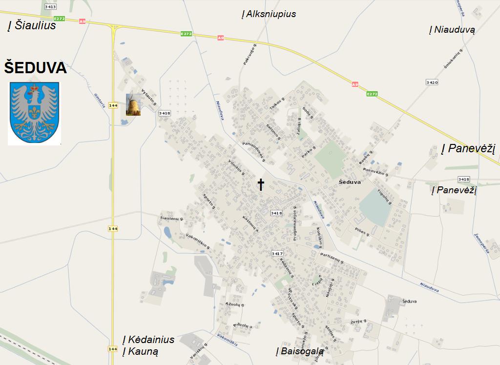 Šeduva*, Radviliškio r. - Miestai ir architektūra