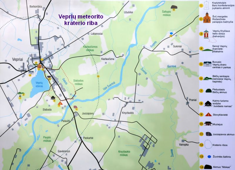 Vepriai*, miestelis Ukmergės r. - Miestai ir architektūra