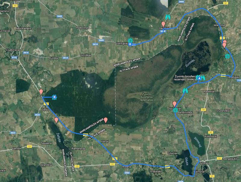 Žuvinto biosferos rezervatas - Miestai ir architektūra