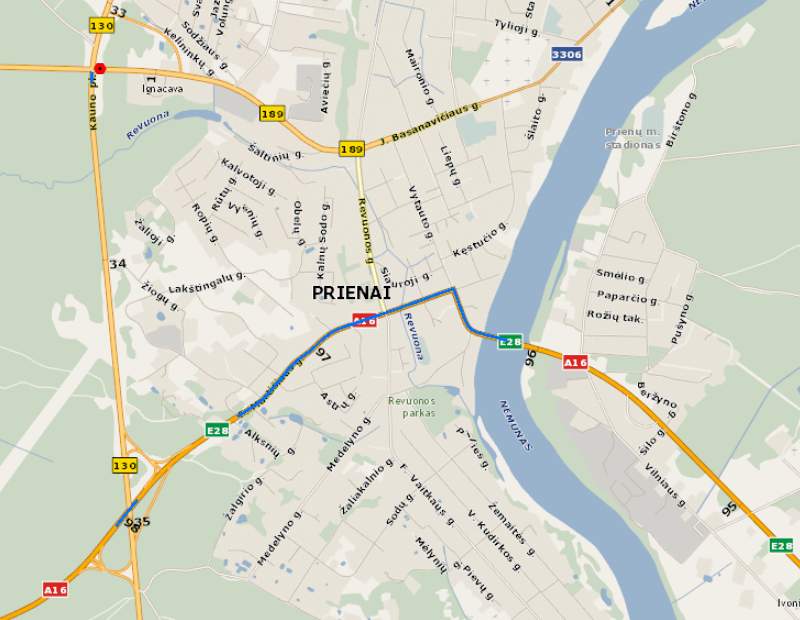 [A16] Vilnius - Trakai - Prienai - Marijampolė - Miestai ir architektūra