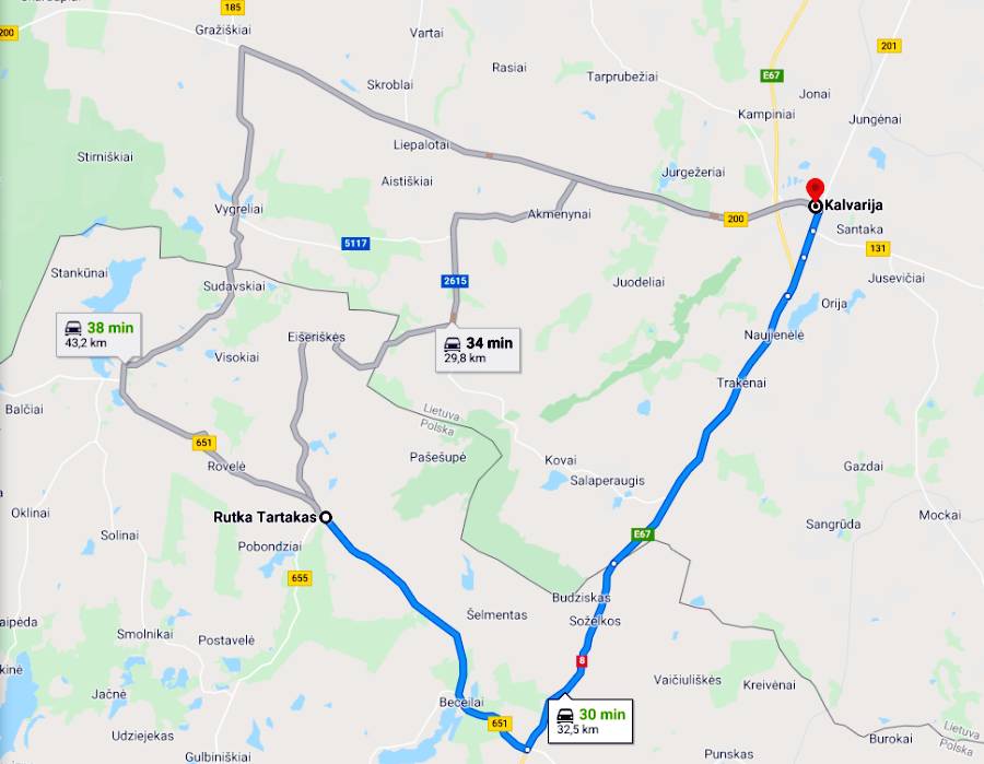 [LT] Kaip nuvykti iš ... į ... - Miestai ir architektūra